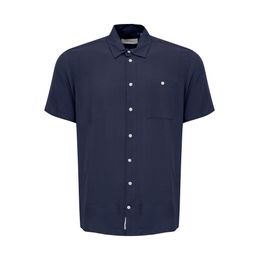 Blend Button Up Shirt male size S marine blue