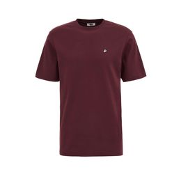 WE Fashion T-Shirt Herren Gr&ouml;&szlig;e L weinrot