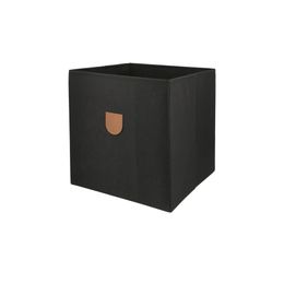 H&ouml;ffner Aufbewahrungsbox schwarz Baumwolle,Pappe Ma&szlig;e (cm): B: 34 H: 34 T: 34.0 &raquo; H&ouml;ffner