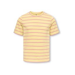Only Girls T-Shirt 'KOGHelle' M&auml;dchen Gr&ouml;&szlig;e 158/164 hellgelb / eosin