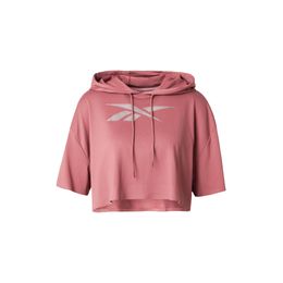 Reebok Sportsweatshirt Damen Gr&ouml;&szlig;e L hellgrau / bordeaux