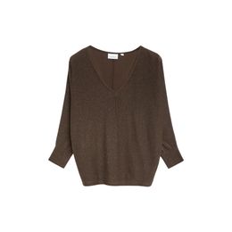 comma, COMMA Strickpullover Damen Gr&ouml;&szlig;e L dunkelbraun