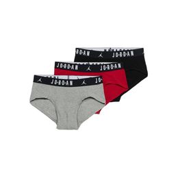 Jordan Slip Jungen Gr&ouml;&szlig;e 128/138 graumeliert / rot / schwarz / wei&szlig;