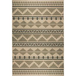 Bo-Camp Nava Outdoor-Teppich Chenille beige 230 x 160 cm - Vorzeltteppich & Zeltboden