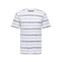 Only & Sons Only & Sons T-Shirt 'ONSMATHI' Herren Gr&ouml;&szlig;e S navy / opal / wei&szlig;