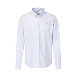 Les Deux Button Up Shirt 'Konrad' male size XS Light blue / Orange / White