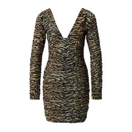 EDITED Kleid 'Nandina' Damen Gr&ouml;&szlig;e 38 braun / schwarz Sommerkleid
