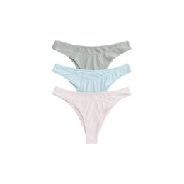 The Set Bikinihose Damen Gr&ouml;&szlig;e S hellblau / pastellgr&uuml;n / rosa