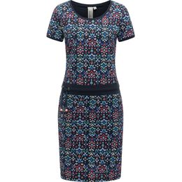 Ragwear Kleid 'Youmodo' Damen Gr&ouml;&szlig;e 38 navy / hellblau / pastellgr&uuml;n / rot Sommerkleid