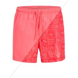 Jack & Jones Jack & Jones Badeshorts 'JPSTMaui' Herren Gr&ouml;&szlig;e M koralle / orangerot