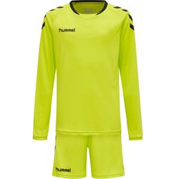 Hummel Sportanzug Jungen Gr&ouml;&szlig;e 116 neongelb / schwarz