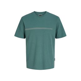 Jack & Jones JACK & JONES Jersey 'JCOFUSION' male size L Emerald / Off white