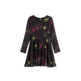 Desigual Kleid M&auml;dchen Gr&ouml;&szlig;e 110/116 blau / gelb / pink / schwarz
