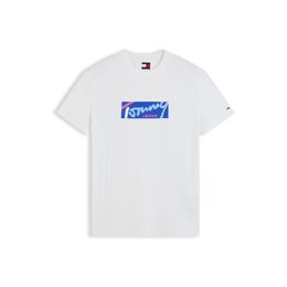Tommy Jeans T-Shirt Herren Gr&ouml;&szlig;e S navy / knallrot / wei&szlig;