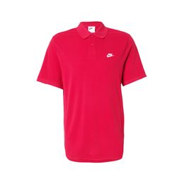 Nike Sportswear Poloshirt 'CLUB' Herren Gr&ouml;&szlig;e M knallrot