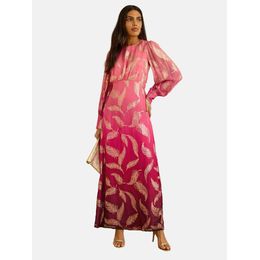 Love & Roses Kleid Damen Gr&ouml;&szlig;e 38 gold / rosa / magenta Sommerkleid