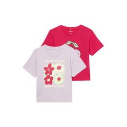 name it Shirt 'NMFHenisa' girl size 122/128 Beige / Lilac / Red / White