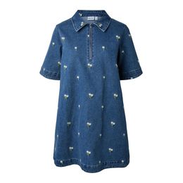 Pieces Kleid 'PCFLORA' Damen Gr&ouml;&szlig;e 34 blue denim / hellgr&uuml;n / wei&szlig; Sommerkleid