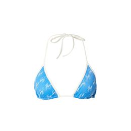 Hugo Bikinitop 'MONOGRAM' Damen Gr&ouml;&szlig;e 90 blau / wei&szlig;