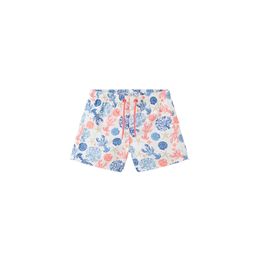 Mango Kids Badeshorts 'PORTOBB' Jungen Gr&ouml;&szlig;e 98 blau / orange / himbeer / offwhite