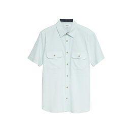 s.Oliver Button Up Shirt male size S Light blue