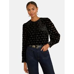Love & Roses Bluse Damen Gr&ouml;&szlig;e 4XS schwarz