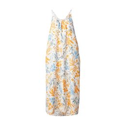 ABOUT YOU Kleid 'Edina' Damen Gr&ouml;&szlig;e 34 rauchblau / orange / wei&szlig; Sommerkleid