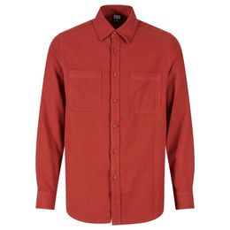 Urban Classics Button Up Shirt male size 4XL Rusty red