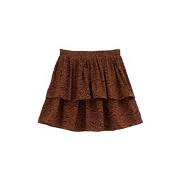 WE Fashion Rock M&auml;dchen Gr&ouml;&szlig;e 134/140 braun / schwarz