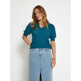 Sel by peppercorn Peppercorn Pullover 'Rosalia' Damen Gr&ouml;&szlig;e L petrol