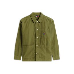Tommy Jeans Jacke 'Essential' Herren Gr&ouml;&szlig;e XS blau / schilf / rot / wei&szlig; Sommerjacke