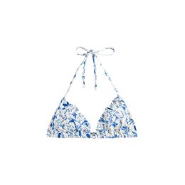 next Bikinitop Damen Gr&ouml;&szlig;e 105 blau / wei&szlig;