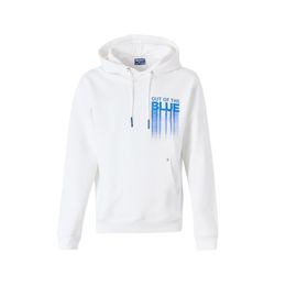 KARL LAGERFELD JEANS Sweatshirt 'OUT OF BLUE' Herren Gr&ouml;&szlig;e XXL himmelblau / wei&szlig;