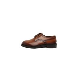 ABOUT YOU Schn&uuml;rschuh 'Matthew' Herren Gr&ouml;&szlig;e 43 cognac / dunkelbraun