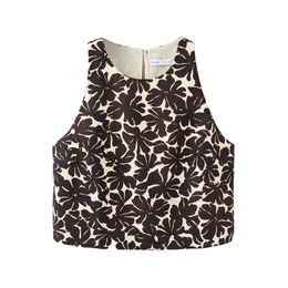 Mango Bluse 'Jamie' Damen Gr&ouml;&szlig;e XL hellbeige / schoko
