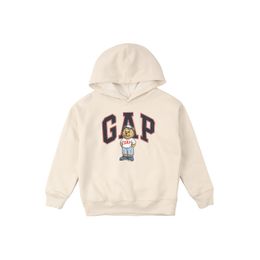 GAP Sweatshirt 'HERITAGE BRANNAN' Jungen Gr&ouml;&szlig;e 116/122 beige / rot / schwarz / wei&szlig;