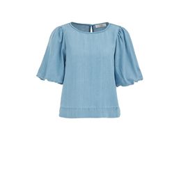 WE Fashion Bluse Damen Gr&ouml;&szlig;e XXXL himmelblau