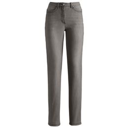 sheego Gro&szlig;e Gr&ouml;&szlig;en 5-Pocket-Jeans mit Hell-Dunkel-Effekt, grey-denim, Gr&ouml;&szlig;e 24 - Damen