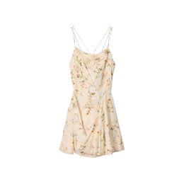 Allsaints Kleid 'CLAIRE' Damen Gr&ouml;&szlig;e 40 creme / hellgelb / gr&uuml;n / rosa Sommerkleid