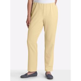 sheego Gro&szlig;e Gr&ouml;&szlig;en Stretch-Hose mit innenliegendem Dehnbund, vanille, Gr&ouml;&szlig;e 245 - Damen