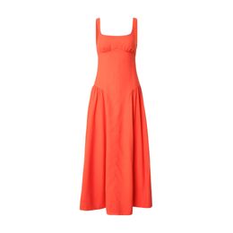 Topshop Kleid 'VIOLA' Damen Gr&ouml;&szlig;e 34 feuerrot Sommerkleid
