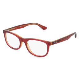 Ray-Ban Junior RY1642 Brille Teenager | Fassung: Vollrand, Panto, Rot Transparent