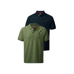 MCS Polo shirt ' MCHurst ' Herren Gr&ouml;&szlig;e S dunkelblau / dunkelgr&uuml;n