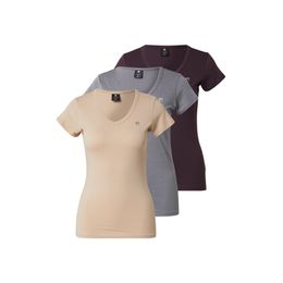 G-star T-Shirt Damen Gr&ouml;&szlig;e XS nude / basaltgrau / cyclam