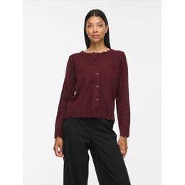 VILA Knit Cardigan 'VINIKOLINA' female size M Burgundy