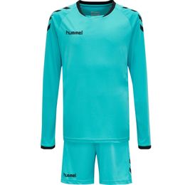 Hummel Sportanzug Jungen Gr&ouml;&szlig;e 116 t&uuml;rkis / schwarz