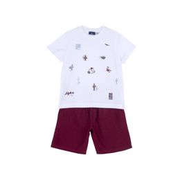 Chicco Set Jungen Gr&ouml;&szlig;e 104 hellblau / hellbraun / bordeaux / wei&szlig;