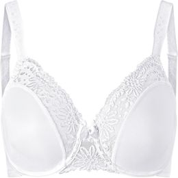 Triumph Damen Minimizer-BH mit B&uuml;gel mit Spitze, wei&szlig;, Gr&ouml;&szlig;e 85C