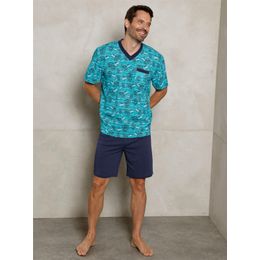 w&auml;schepur men Herren Shortys im preiswerten Doppelpack, t&uuml;rkis + marine, Gr&ouml;&szlig;e 48/50