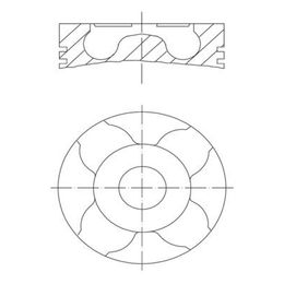 Mahle Kolben 011pi00114002